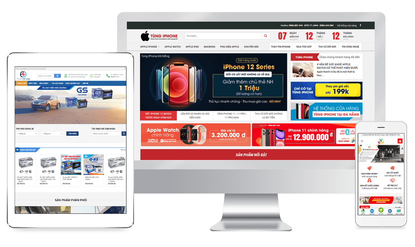 Thiết kế website chất lượng Đà Nẵng - Website chuẩn seo - Sago Media